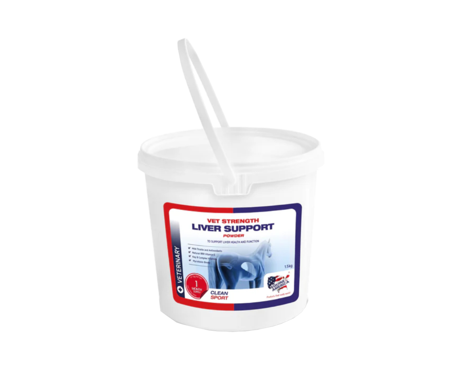 Liver Support Powder Equine America | Horsix